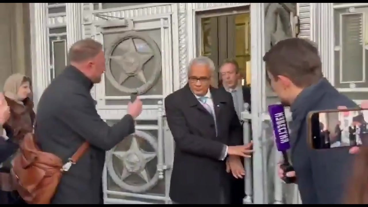 Chay Bowes, asked the British Ambassador to Russia why his government ...