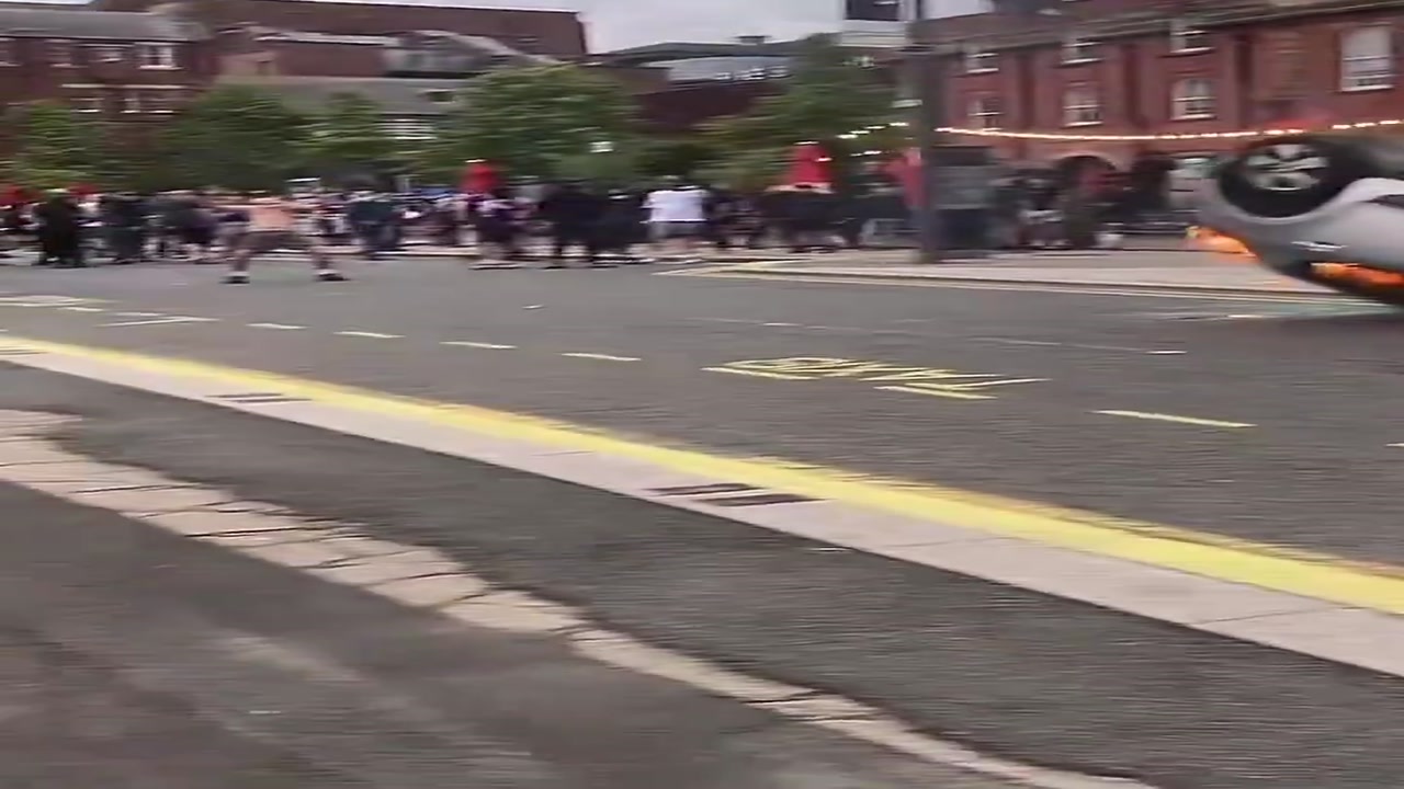 Civil unrest in Sunderland, England. - Brighteon.com