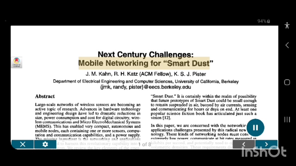 Next Century Challenges: Mobile Networking for “Smart Dust” 2012 - Brighteon.com