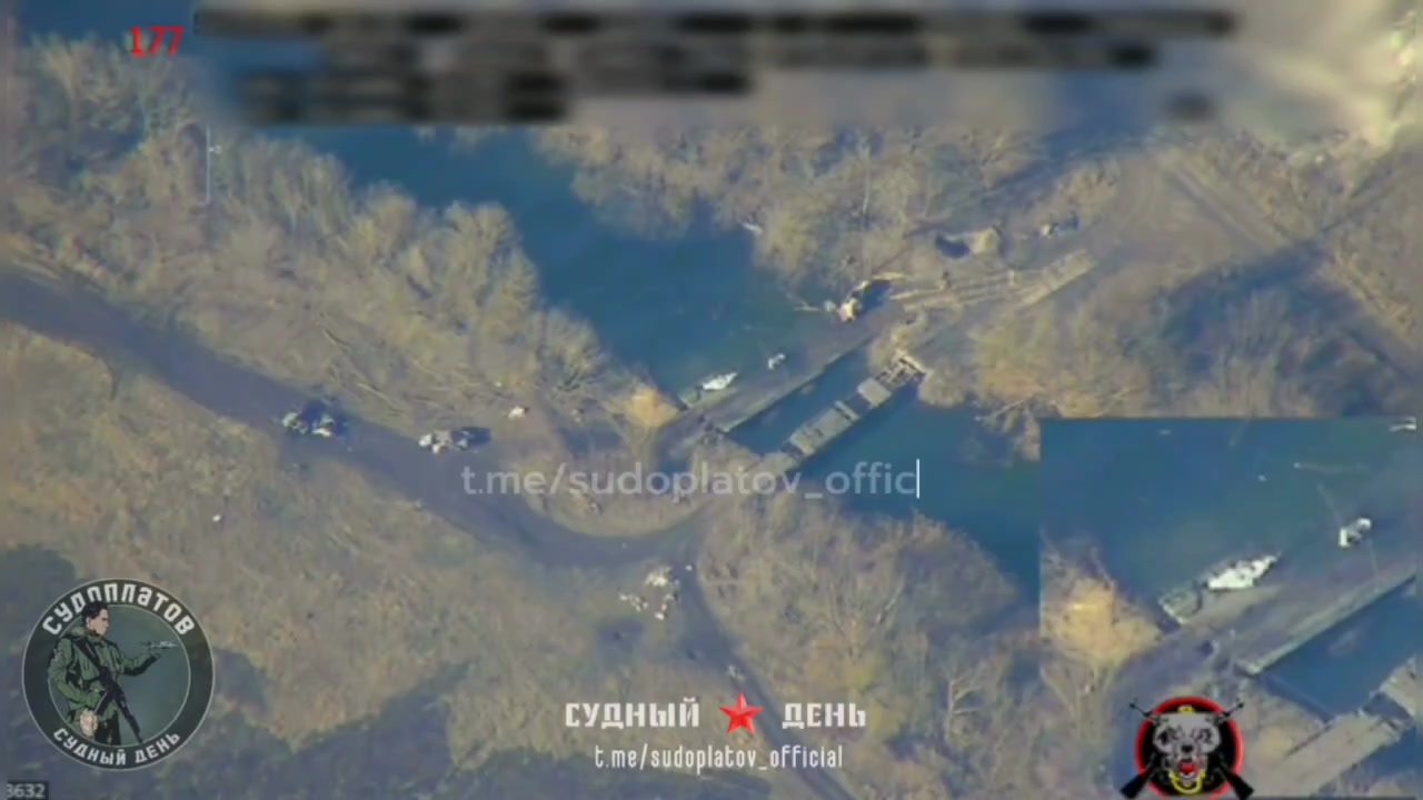 Defeat of Ukrainian crossings over the Psel River near the village of ...