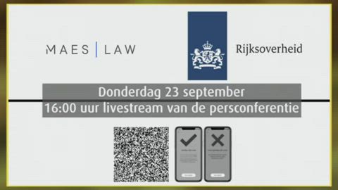 Livestream- Persconferentie MAES LAW vs. de Rijksoverheid inzake de ...