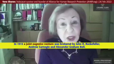 Vera Sharav Holocaust Survivor and Founder of Alliance for Human ...