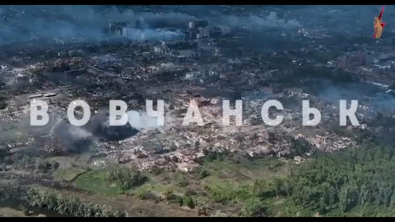 This is what Volchansk Looks Like Now in the Kharkov region - aerial ...