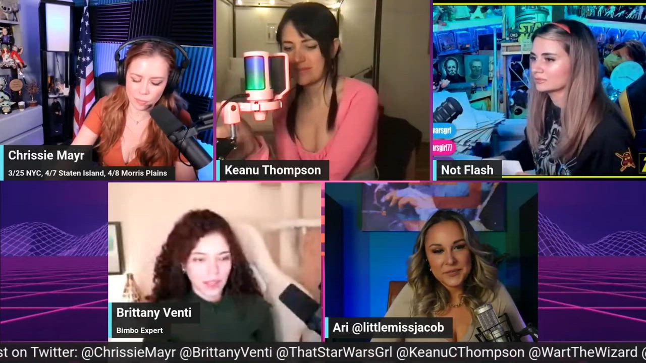 Chrissie Mayr: Keanu Thompson, Anna Grace Mello, Brittany Venti & Ariadna Jacob - Goblin Style ...