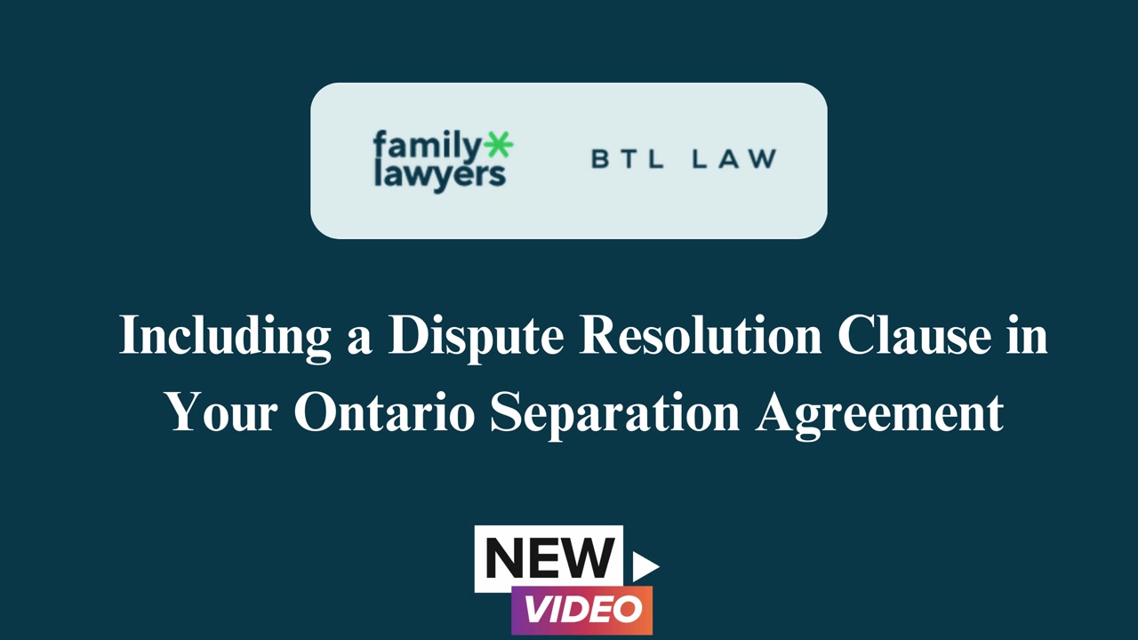 How to Include a Dispute Resolution Clause in Your Separation Agreement ...