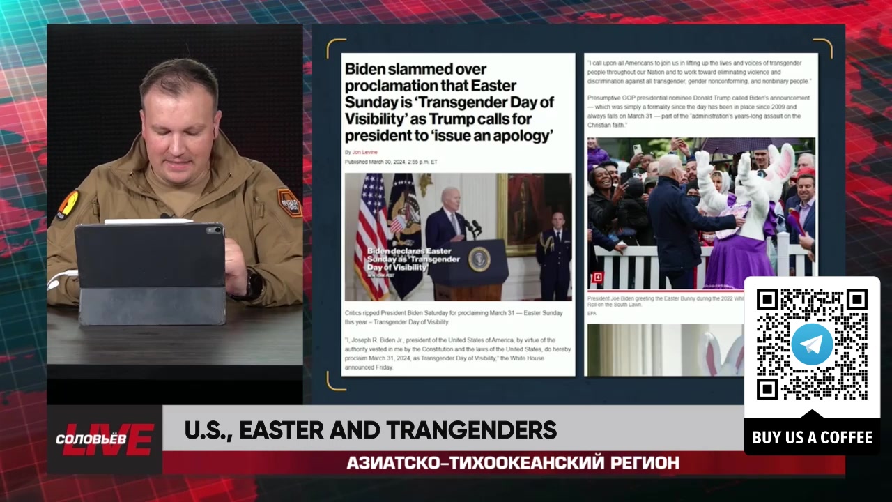 Rybar Live - U.S., Easter and Trangenders - Brighteon.com