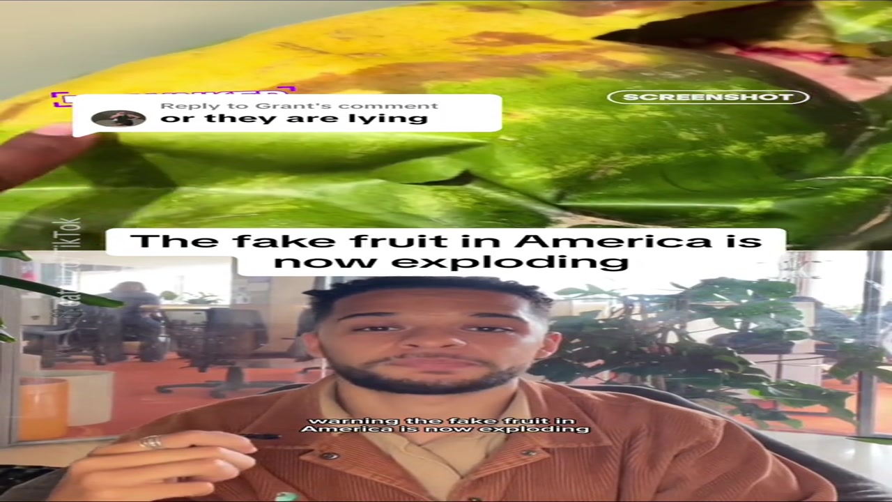 The epidemic of fake, rubbery fruit in the USA has escalated, with new ...