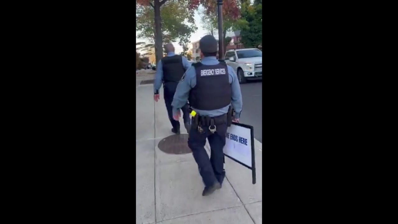 Line Ends Here Signs Put Out By "Emergency Services". Why Are They ...