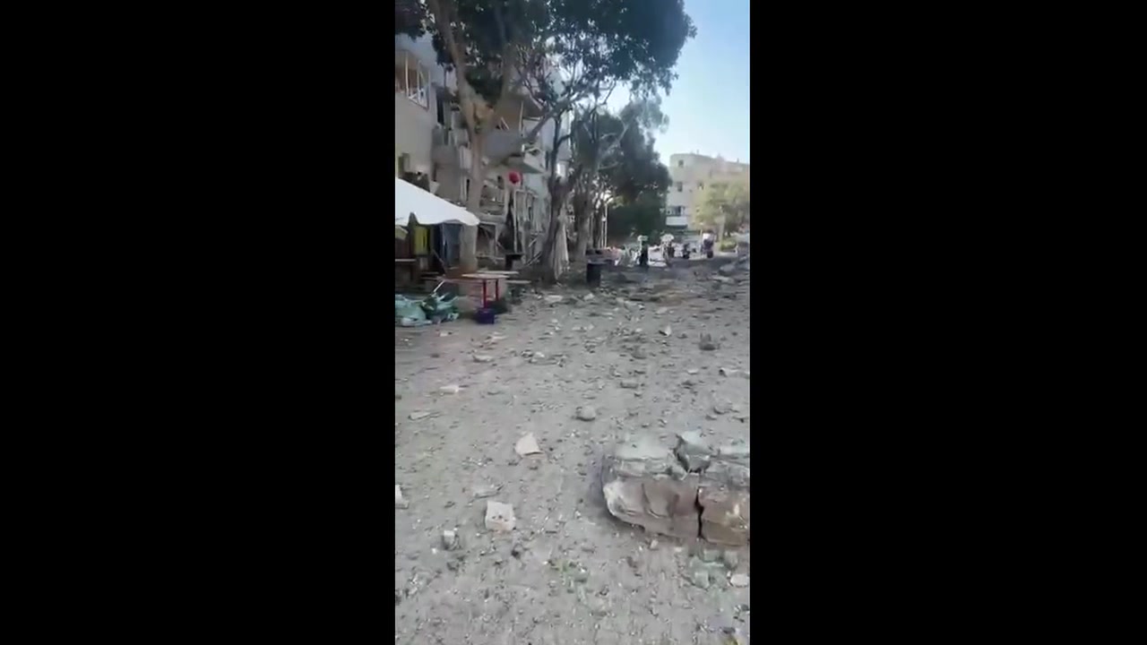 Initial scenes from the destruction in Haifa - Brighteon .com