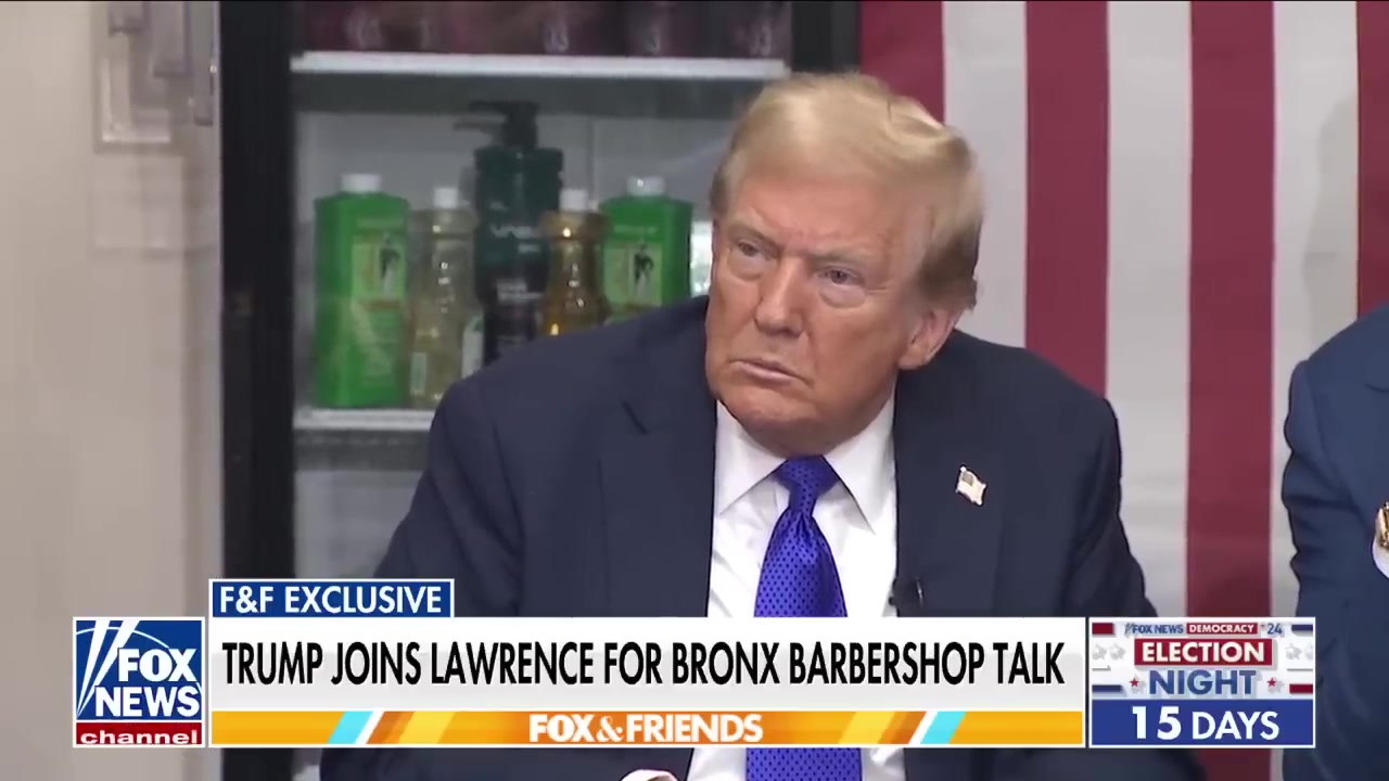 Trump goes to NYC barber shop, touts RFK Jr's plan to combat ...