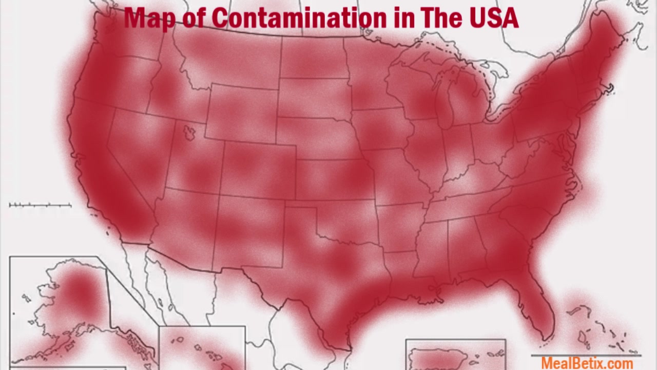 MAP OF CONTAMINATION IN THE USA - Brighteon .com
