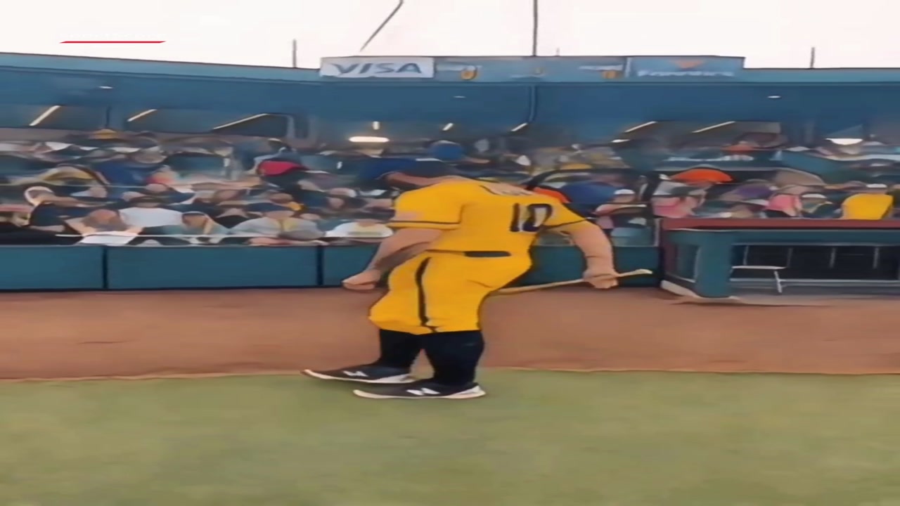 Insane Bat Twirl Skills 😲 | Baseball Player Spins Like a Pro! #baseball ...