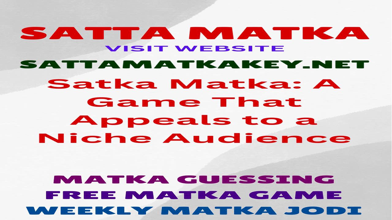 Satka Matka: A Game That Appeals to a Niche Audience - Brighteon.com