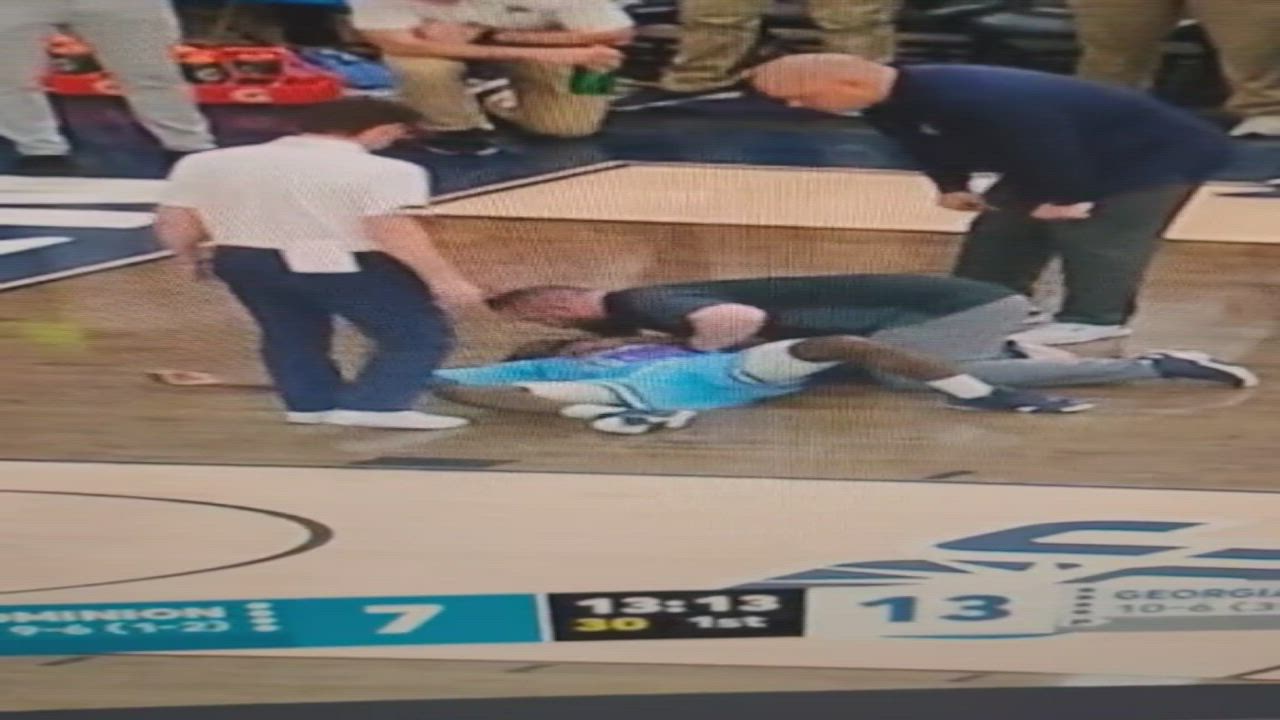 College Basketball Player Collapses Suddenly, Imo Essien Goes Down ...