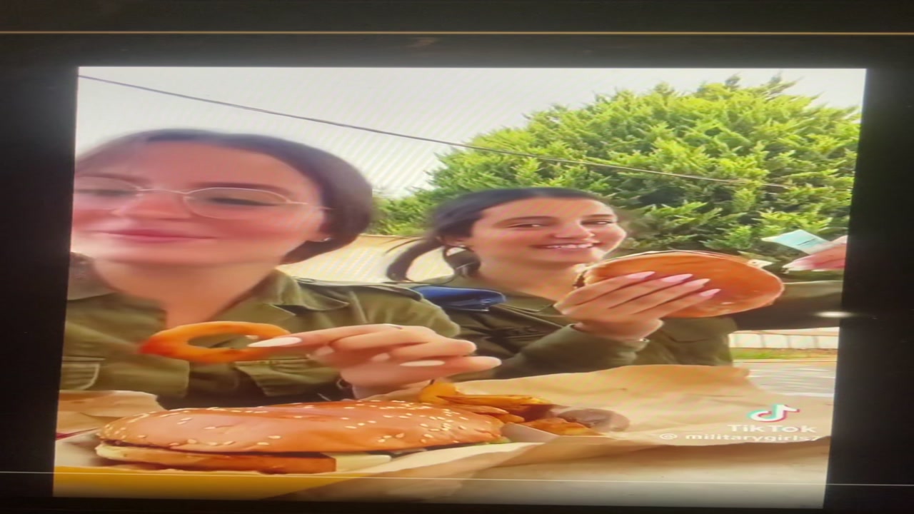 The female version of IDF eating shit and then they can go into the ...