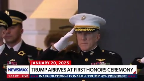 President Trump reviews troops at First Honors Ceremony - Brighteon .com