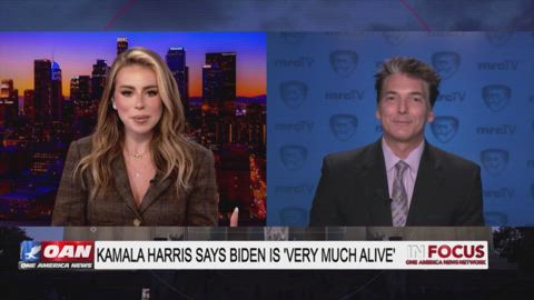 IN FOCUS: Kamala Harris Says Biden is “Very Much Alive” with Eric ...