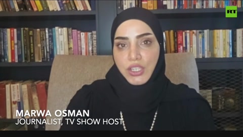 Emotional moment: Marwa Osman, Lebanese journalist struck by news of ...