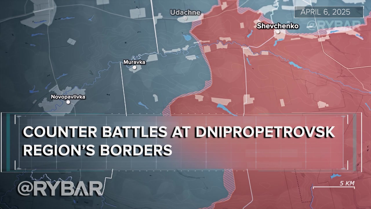 At the Border of Dnipropetrovsk Oblast - Rybar’s Analysis - Brighteon.com