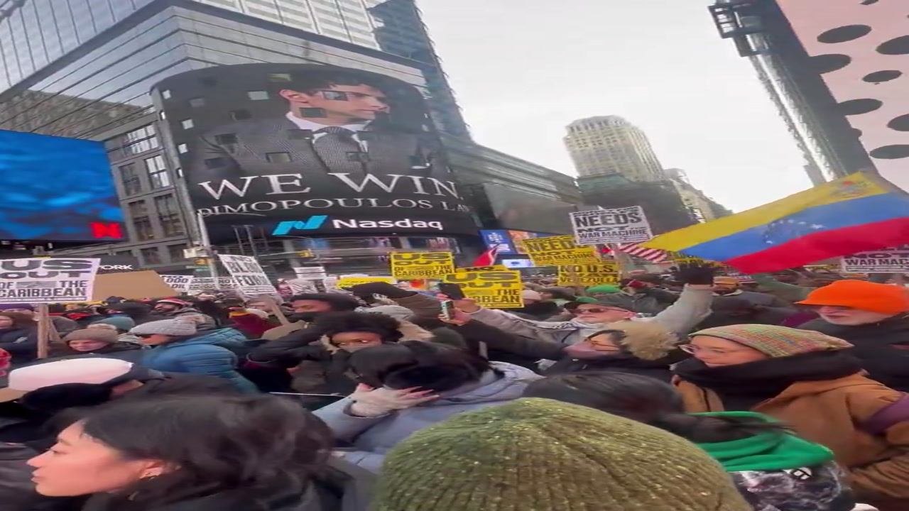 New York - Hands Off Venezuela - Protest - Brighteon .com