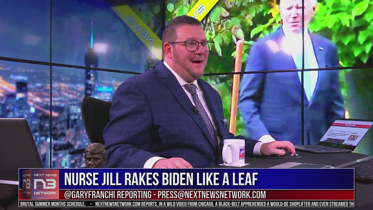 Nurse Jill Rakes Biden Like A Leaf When He Blows Away At White House ...