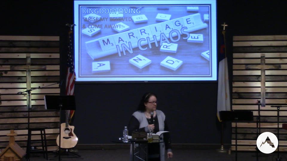 Pastor Mary Fultz - Kingdom Living - Marriage In Chaos Part 2 - 2/18/24 ...